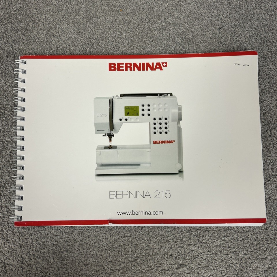 BERNINA B215 Simply Red Sewing Machine - Great Used Condition | eBay