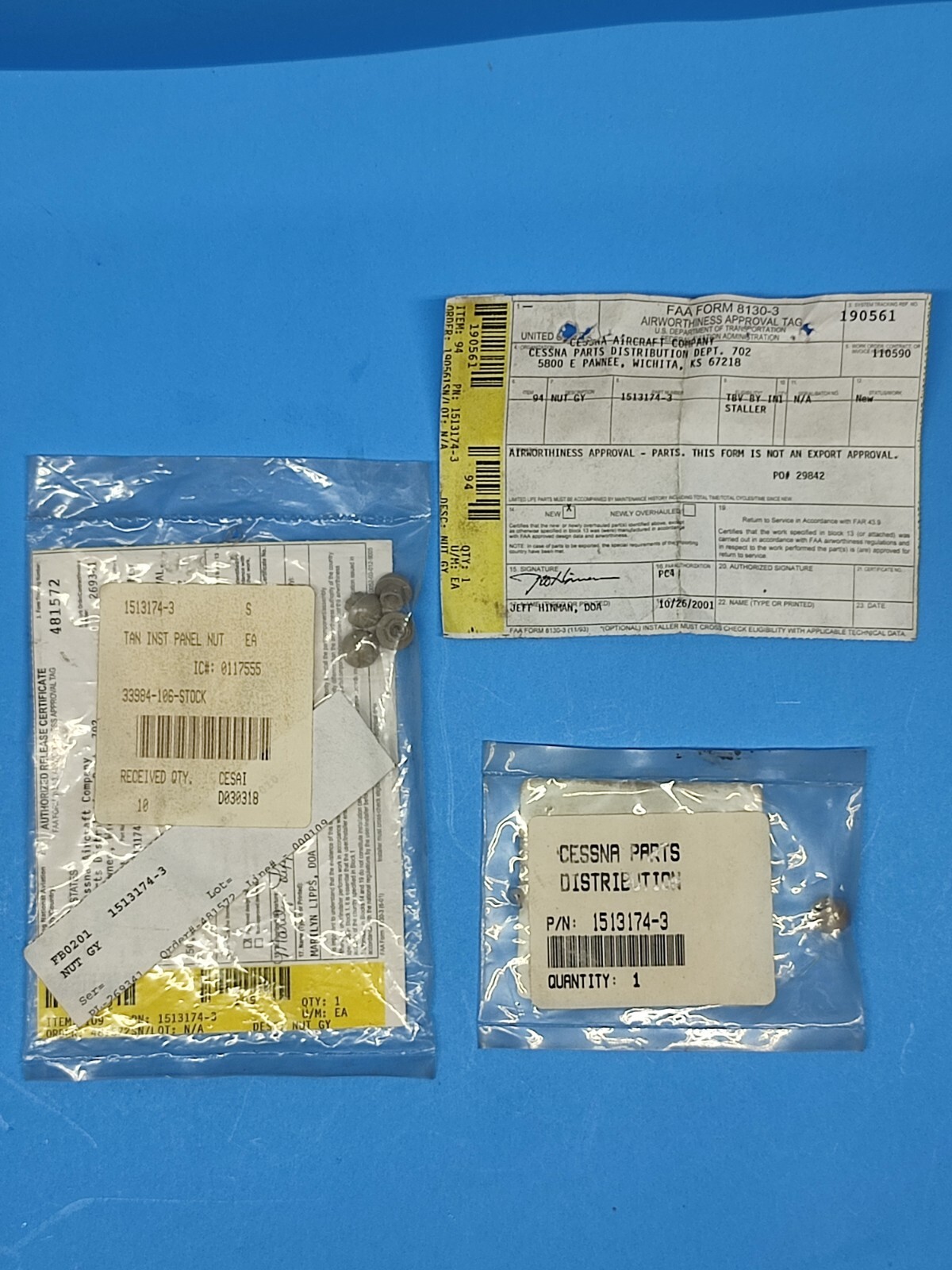 Cessna Gray Panel Nuts 1513174-3 by each (B15) for sale online | eBay