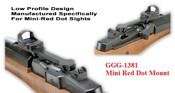 GG&G GGG-1381 for Ruger Mini 14 / 30 Mini RED DOT Mount - BLACK ...