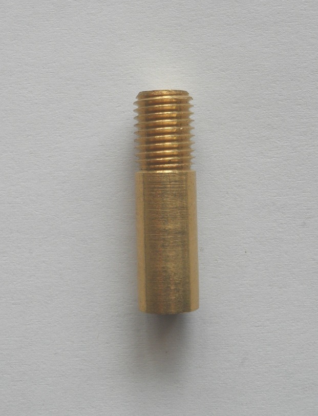 Brass Gun Cleaning Rod Thread Adaptor - 5/40, 7/32, 8/32, 8/36, 10/32 ...