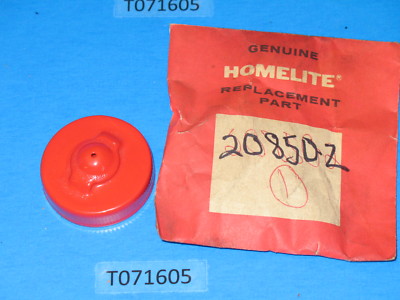OEM Genuine HOMELITE 20850-2 red gas fuel fill cap, fits unknown pump ...