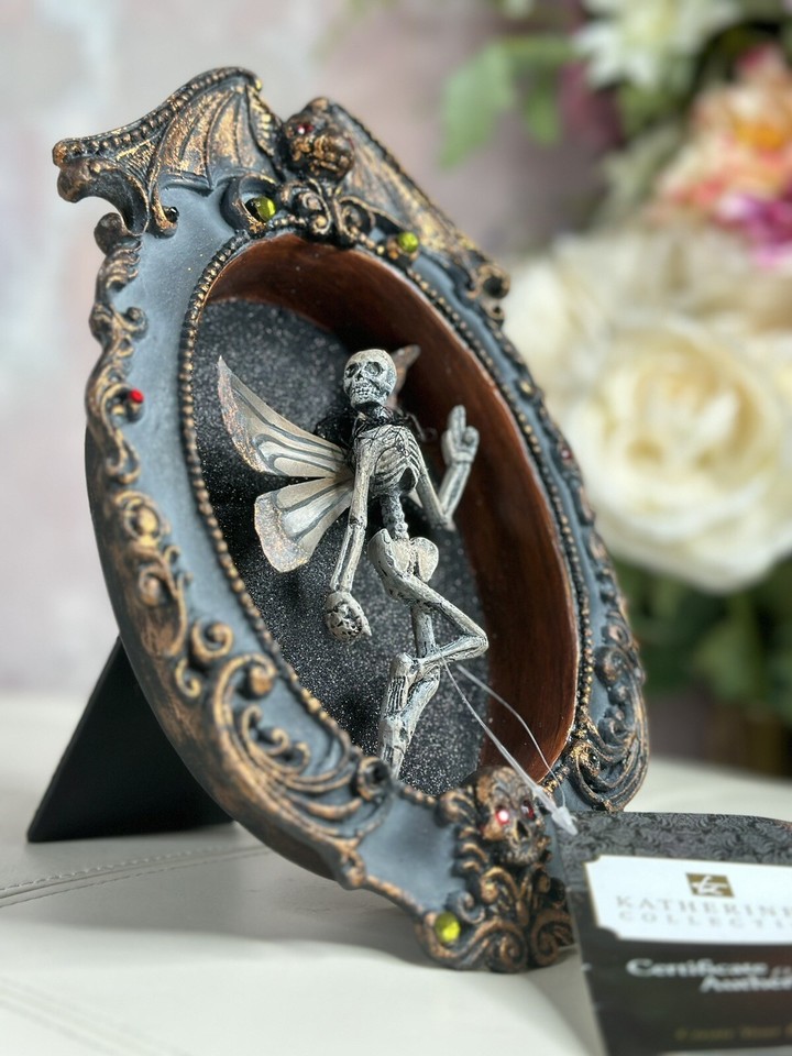Katherine's Collection Halloween Framed Dead Fairy Oddity 3D Skeleton ...