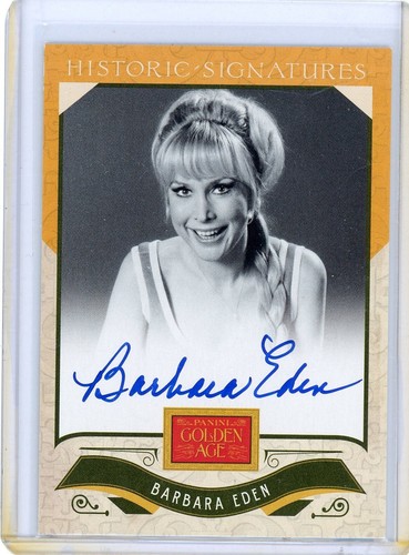BARBARA EDEN 2012 PANINI GOLDEN AGE "Historic Signatures" Autograph ...