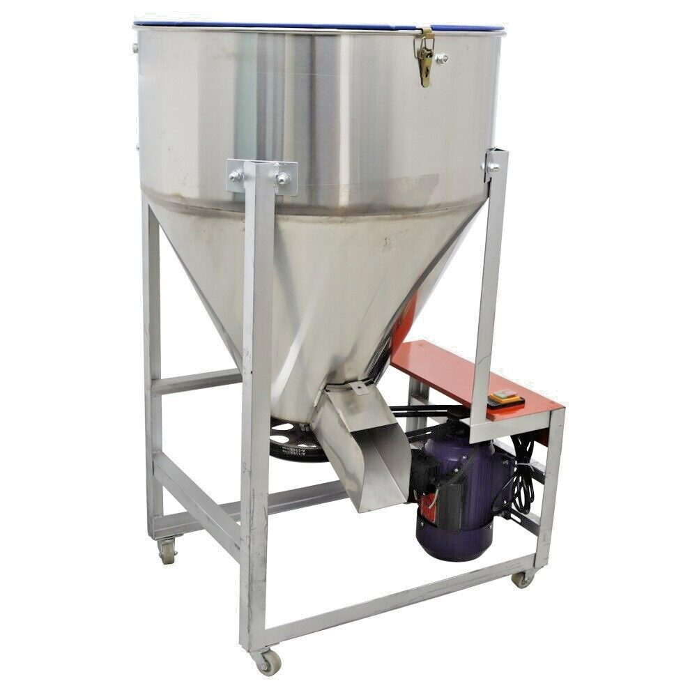 100kg Feed Mixer Granular Plastic Food Grain Blender 1720rpm 26.8" Dia ...