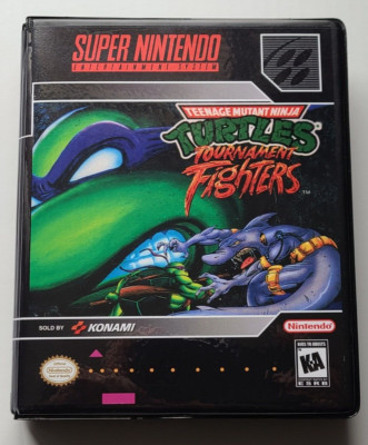 Teenage Mutant Ninja Turtles Tournament Fighters CASE Super Nintendo ...