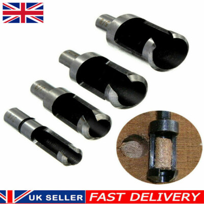 4PCS Wood Plug Cutters Deep Drill Bit Cutting Tool 6mm 10mm 13mm 15mm ...