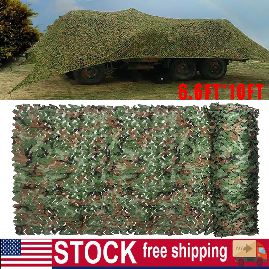 Hunting Military Camouflage Nets Army Camo Netting Shade Camping Sun ...