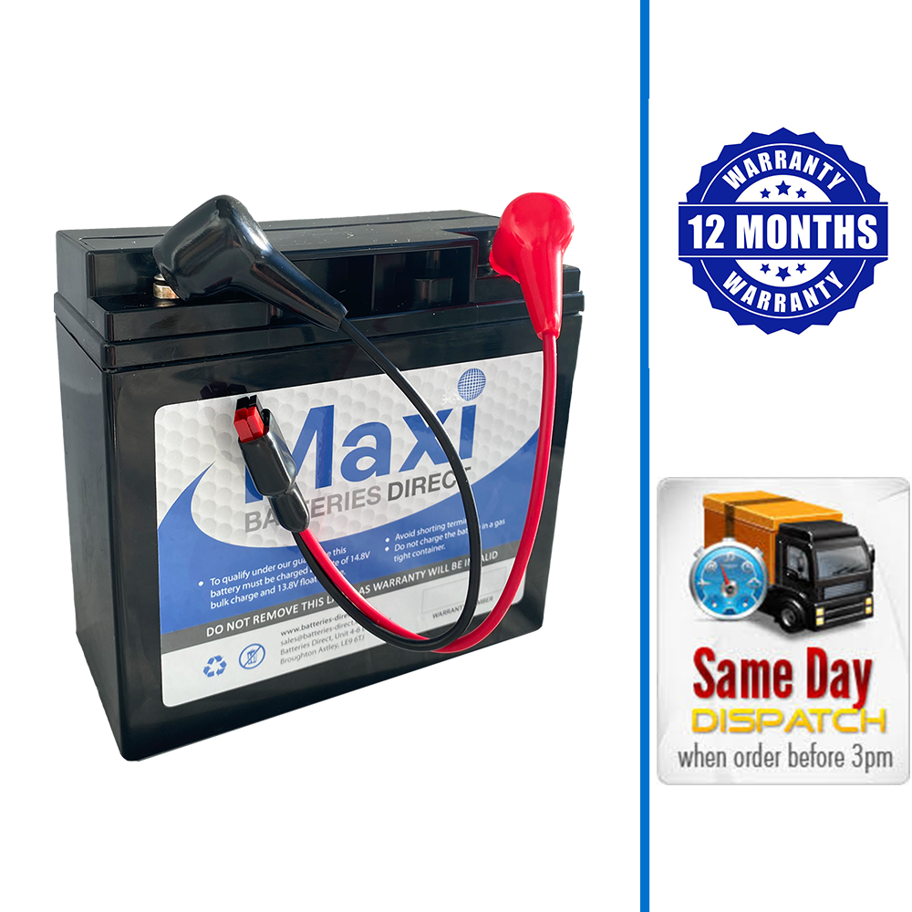 Maxi Power 12v x 20Ah Golf Battery & Torberry Leads - Fraser Hillman ...