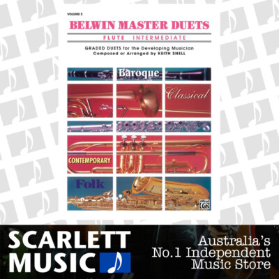 Belwin Master Duets Intermediate Book 2 Flute | eBay Australia