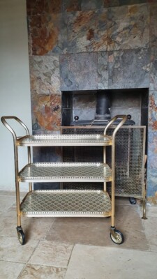 Vintage Retro Cocktail Tea Drinks Hostess Trolley 3 tier | eBay UK