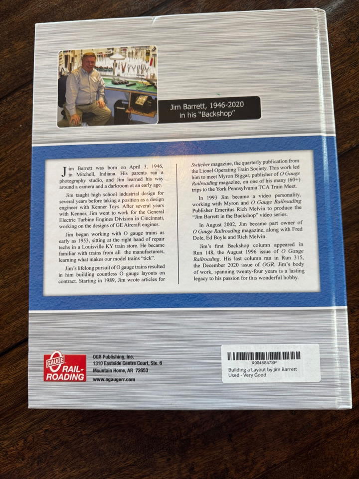 Building a Layout by Jim Barrett Book~model railroading Train set~BRAND ...