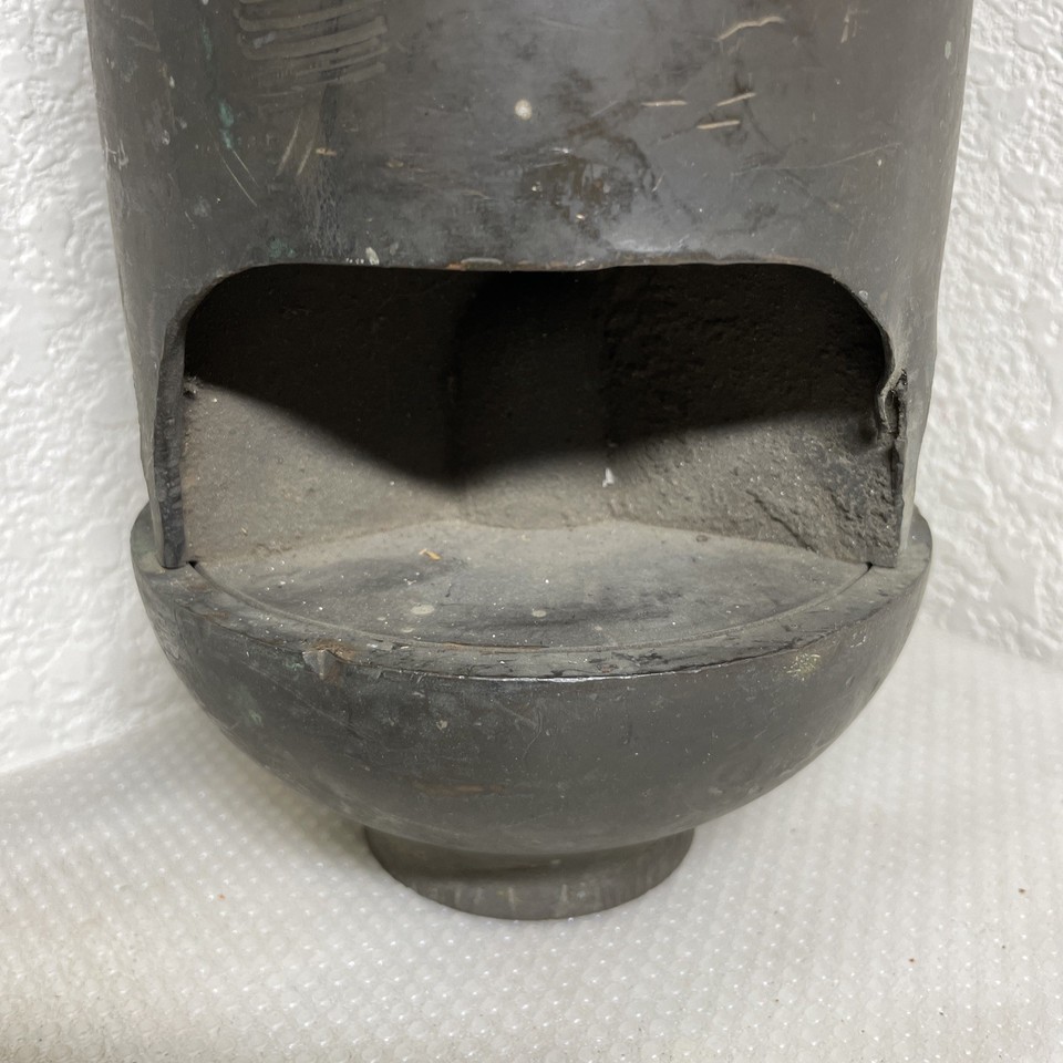 14" Powell 3 Chime Bell Brass Steam Whistle, Traction Engine Locomotive ...