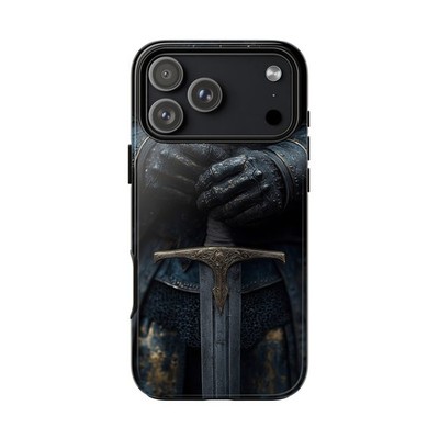 Phone Ink - Case for iPhone, Samsung, Pixel - Knight Armor Dark Sword ...