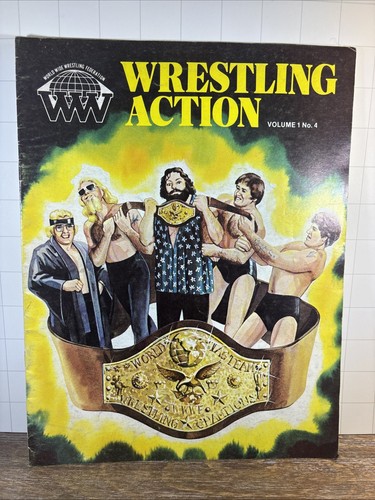WWWF Wrestling Action Magazine Volume 1 #4 WWF Bob Backlund Bruno ...