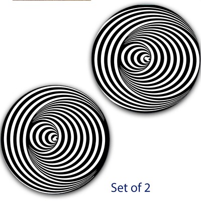 Set of 2 Vertigo #1 Slipmat Turntable 12" Scratch Pad Slip Mat DJ x2 | eBay