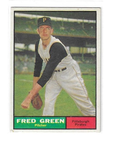 Fred Green #161 Set Break Topps 1961 (4250) | eBay