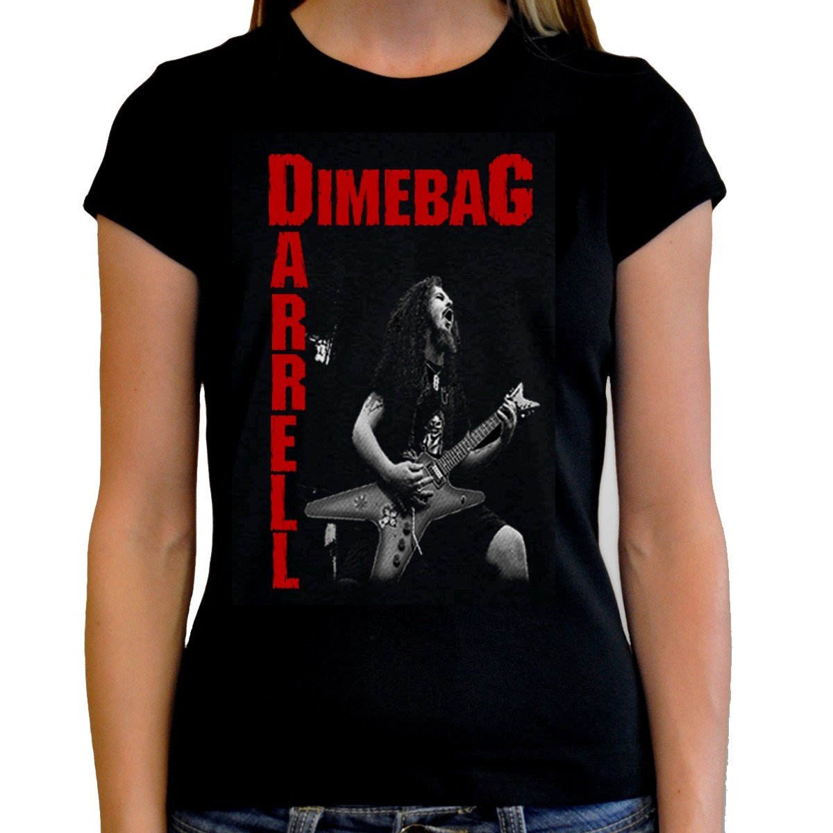 Camiseta mujer DIMEBAG DARRELL t shirt women hard rock metal heavy ...