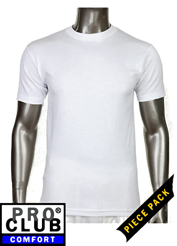 1 New ProClub S-3XL Comfort Weight T-Shirt Plain Tee Pro Club Color ...