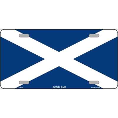 Scotland Flag Metal Novelty License Plate Tag LP-4136 | eBay