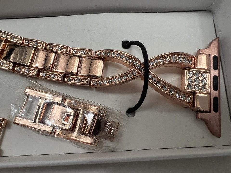 JF Dragon Smart Watch Bands Luxury Edition Rose Gold Crystal ...
