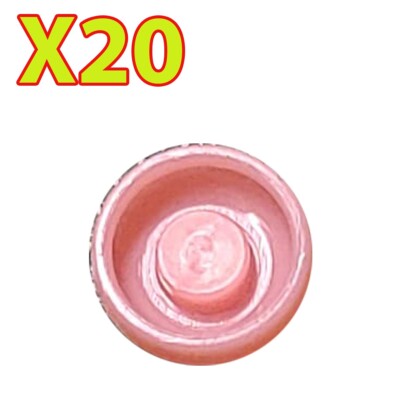 Overdenture Abutment Removable Male Caps Inserts Soft Pink 3.0 lbs (20 ...
