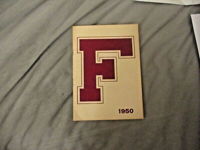 1950 FORDHAM FOOTBALL MEDIA GUIDE Yearbook Press Book Program ED ...