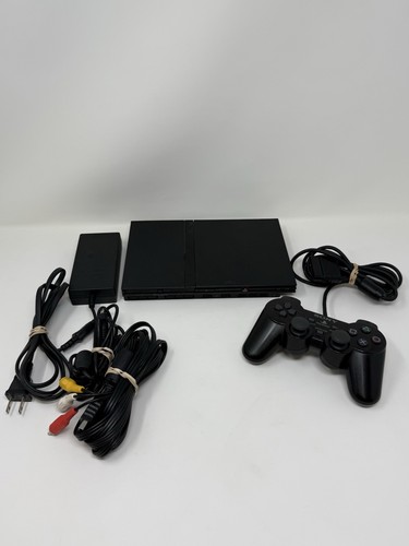 Sony PlayStation 2 PS2 Slim Console (SCPH-70012) OEM Cables Tested ...