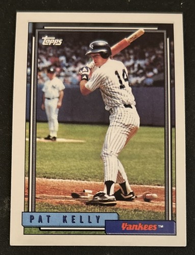 1992 Topps Pat Kelly Baseball Rookie Card (RC) #612 Yankees 2B-3B GD/VG ...