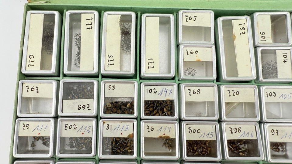 Watchmaker A Lot Of Pocket Watch Balance Staff Blanks Parts Set Germany ...