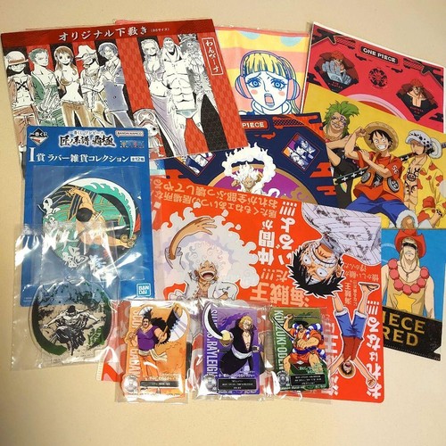 One Piece Clear File & Rubber Goods Set Sanji Zefa Coski /Used | eBay