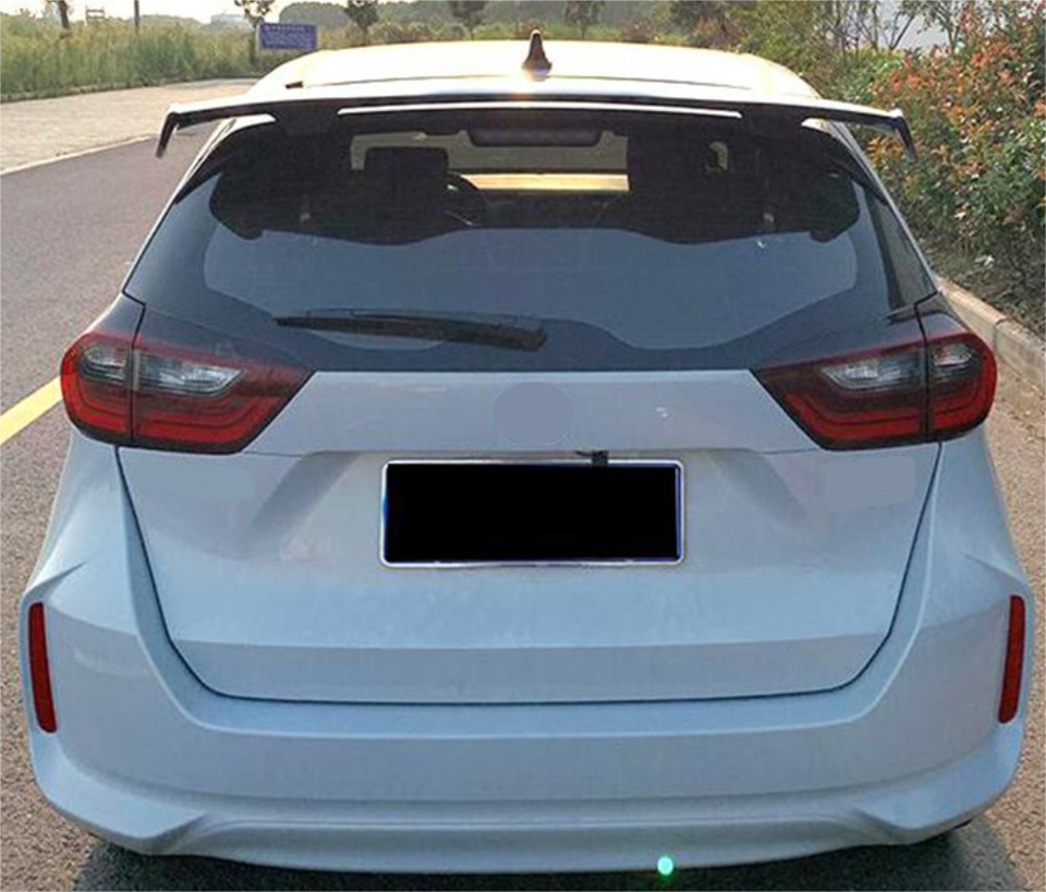 Rear Trunk Spoiler Wing Carbon Fiber For 2014-2019 Honda Fit Jazz ...