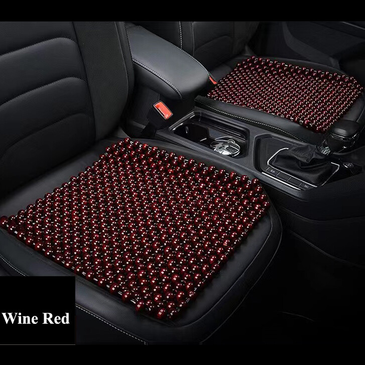 1x Wooden Beaded Car Seat Cover Cushion Wood beads Pad Massage For Car Truck SUV