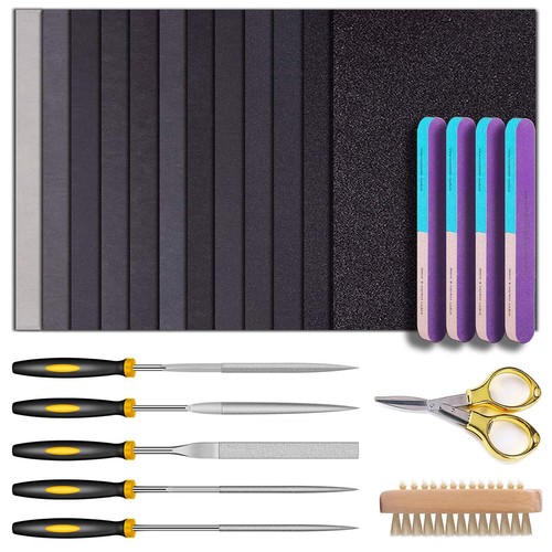 Resin Sanding and Polishing Kit,23 Pieces Resin Casting Tools Set ...