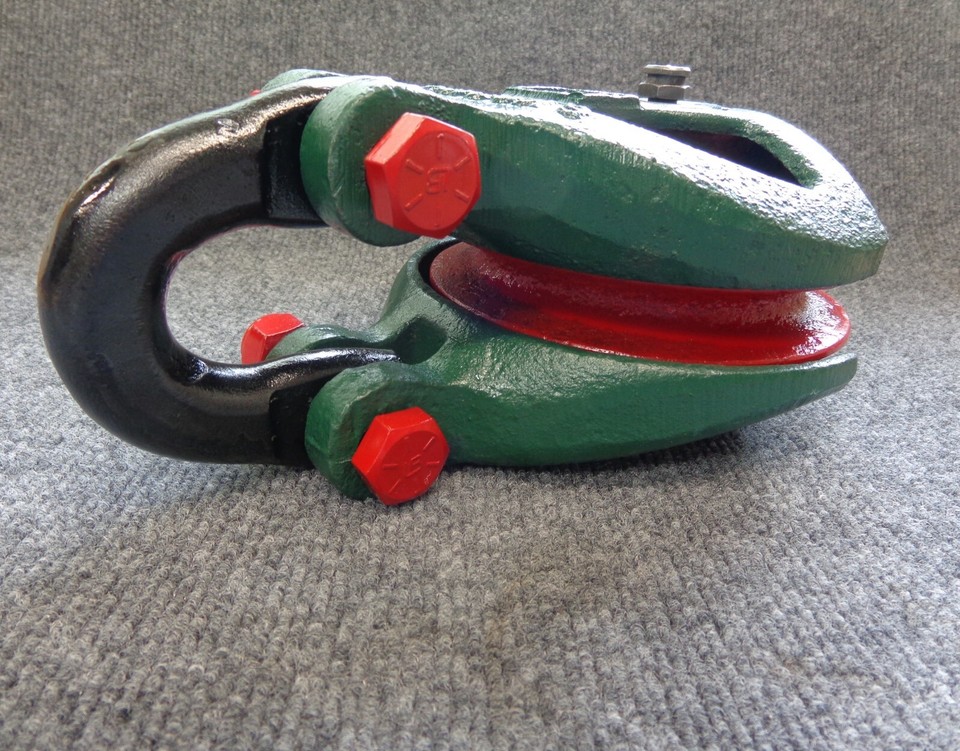 Used Vintage Skookum 6 Ton Logging Rigging Block Pulley Restored | eBay