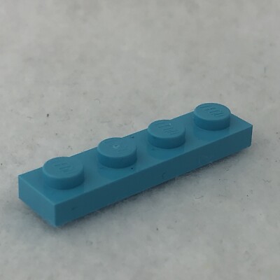 LEGO 3710 Medium Azure Plate 1 x 4 (x1) | eBay