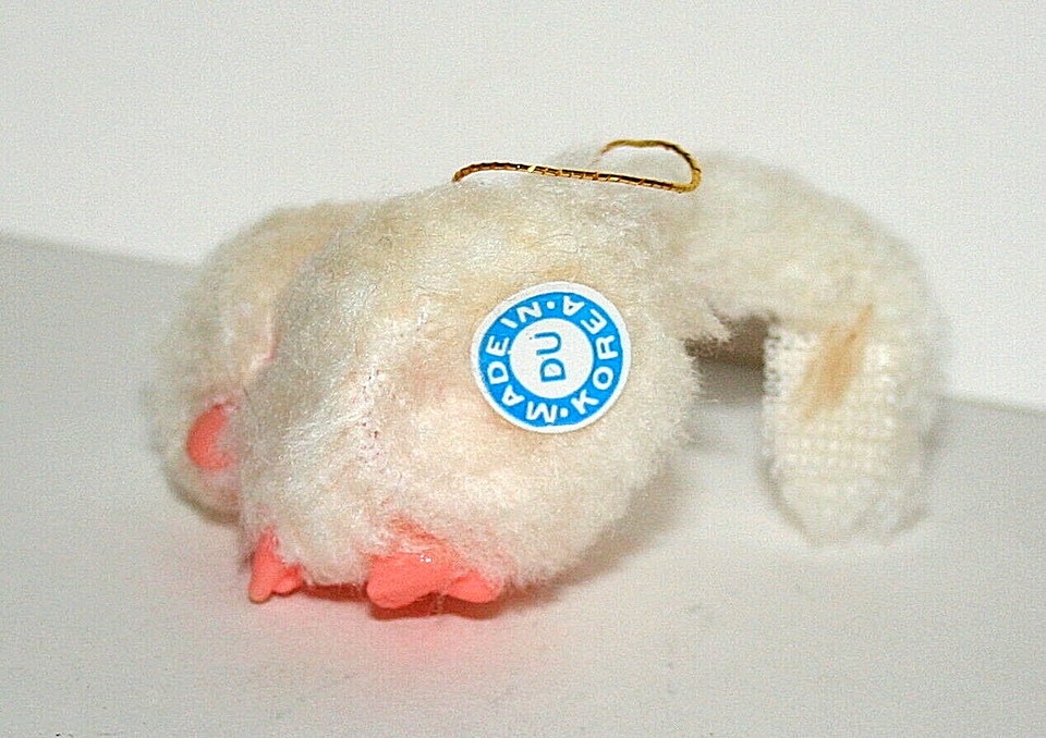 Vintage Small furry White Monchhichi Doll ? Korea 1970s New NOS | eBay