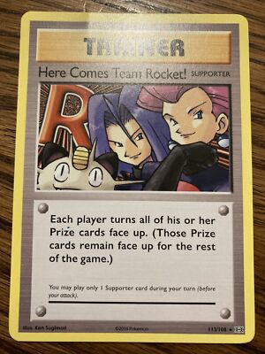Here Comes Team Rocket! Rare Trainer Card Excellent/LP | eBay