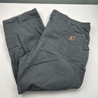 Carhartt B151 Fat Carpenter Men’s 50x30 Gray Pants Original Dungaree ...