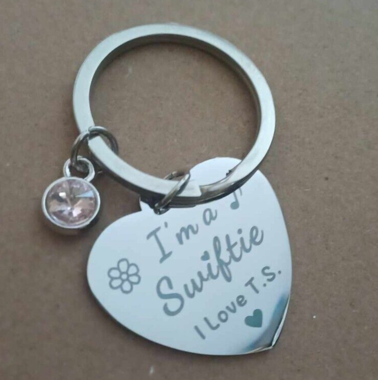 Taylor Swift Keyring I'm A Swiftie Key Chain Gifts Keyring for Fan uk ...