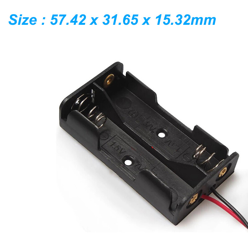 AA Battery Holder Case Storage Box 1 2 3 4 5 6 8 10 Optional D Cells ...