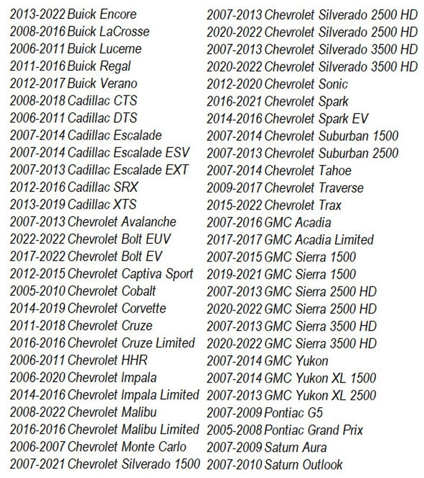 13505369 OEM Battery Current Sensor Buick Cadillac Chevrolet GMC ...