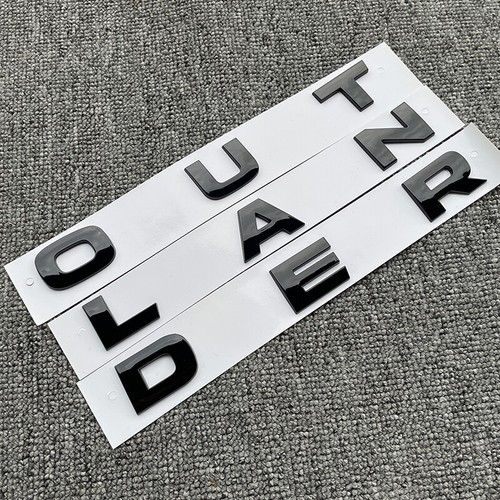 Black 3D Front Hood Badge Fits Mitsubishi Outlander Sport Logo Emblem ...