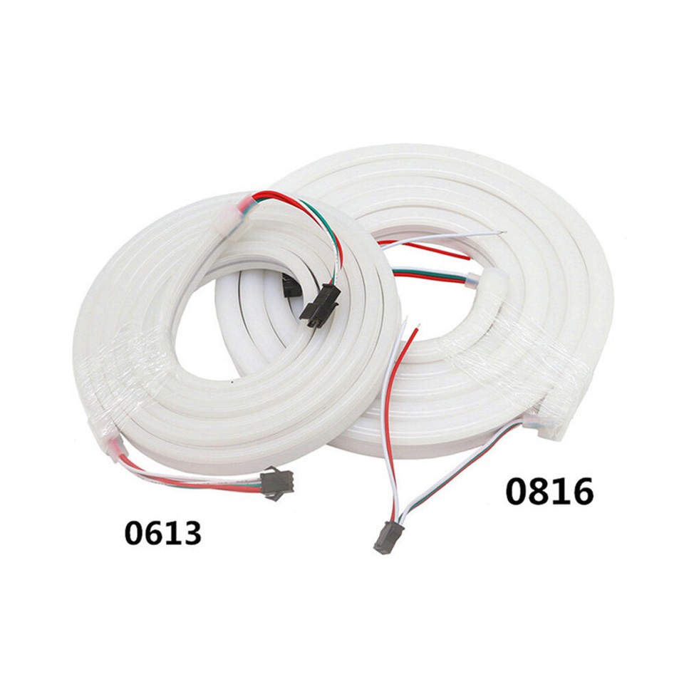 5V Addressable Rainbow ARGB LED Strip Neon Rope Tube Soft SK6812 IC ...