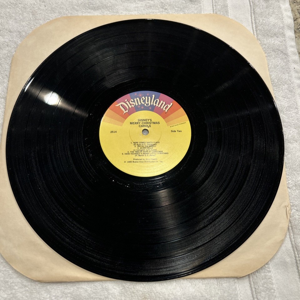 Disney's Merry Christmas Carols - 1980 Vinyl LP Record Album - The ...