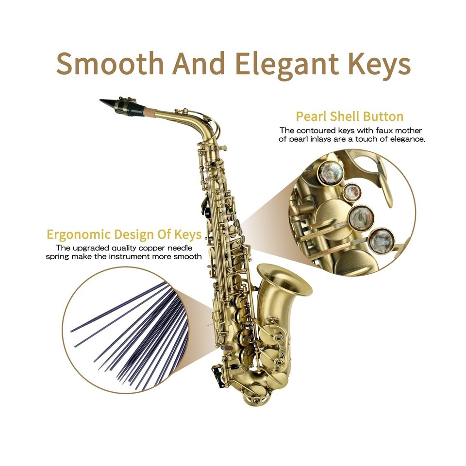 Alto Saxophone, E Flat, Copper, Antique Bronze, Lacquered, Professional ...