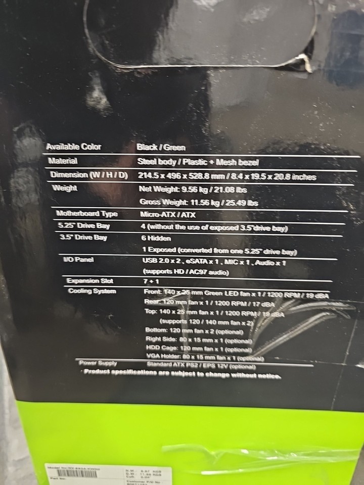 Rare Nvidia Edition Cooler Master 690 II Mid Tower Case New. | eBay
