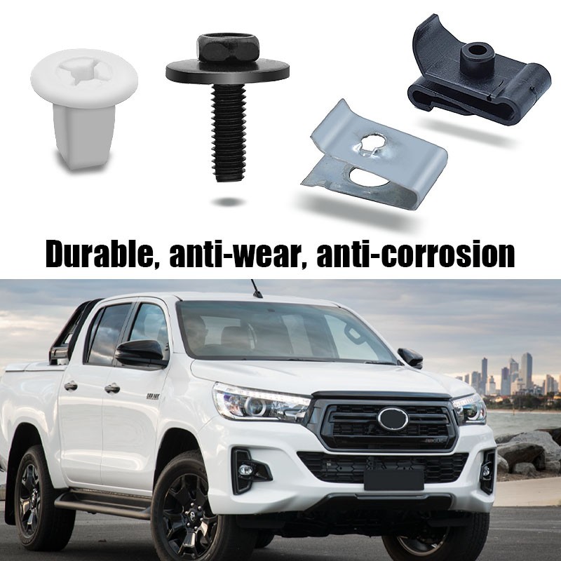 Car Splash Shield Guard Bumper Hardware Kit Body Bolt Clips for Toyota ...