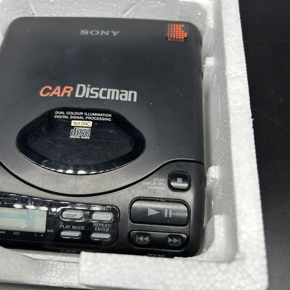 Sony Car Discman D-808K Portable CD Player with Original Box | eBay