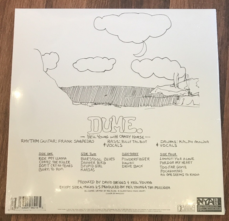 Neil Young & Crazy Horse -Dume 2LP [Vinyl New] Indie Limited Litho Zuma ...