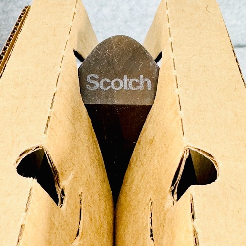 3M Scotch C15 Decor Tape Dispenser Weighted Walnut Finish Vintage ...